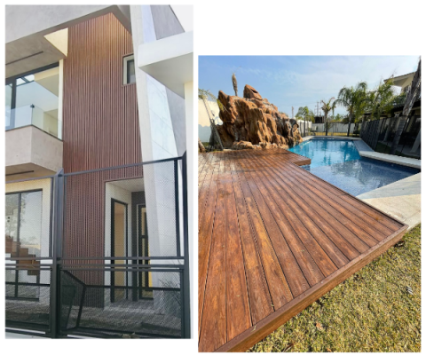 CLASTIX Madera Plástica, Deck plástico, Deck de madera plástica - CLASTIX