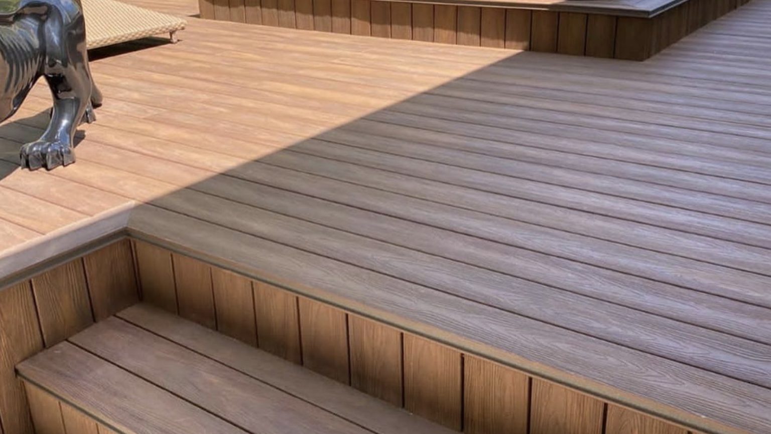 Deck de madera plástica, Deck Sintético Monterrey, Madera Siintética